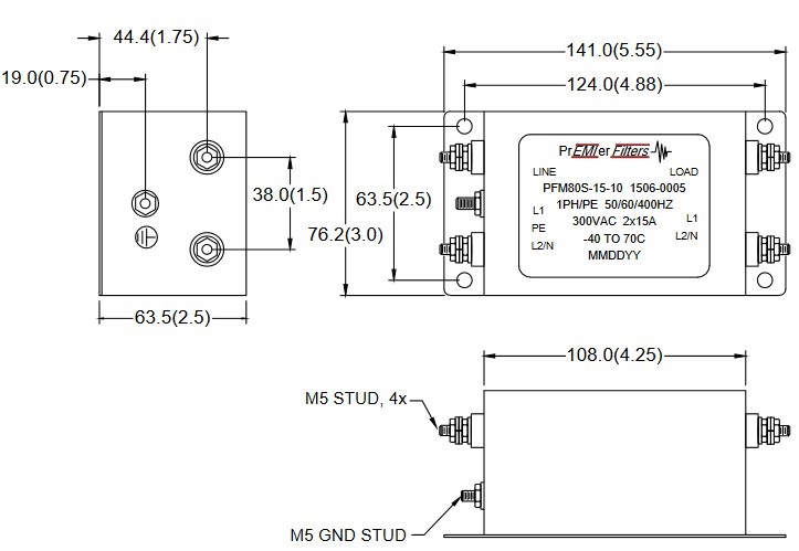PFM80S-15-10, 15A – Premier Filters